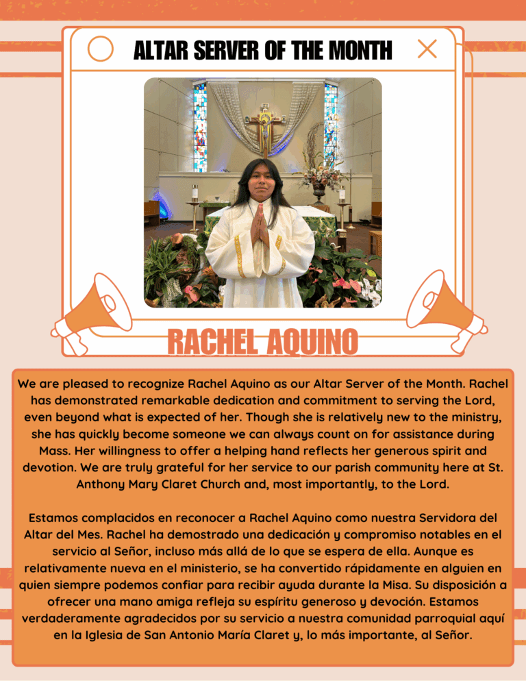 Altar Servers – St. Anthony Mary Claret