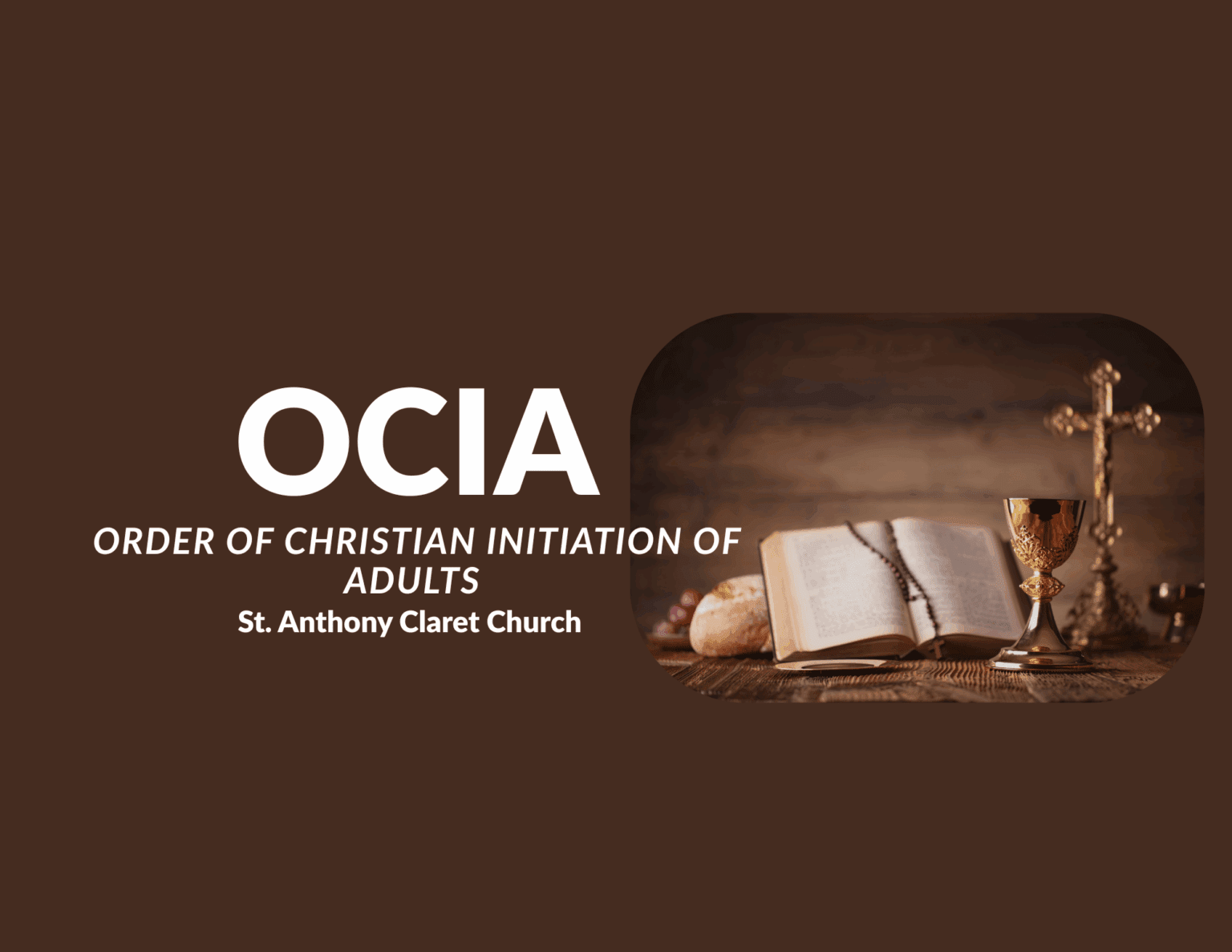 OCIA – St. Anthony Mary Claret