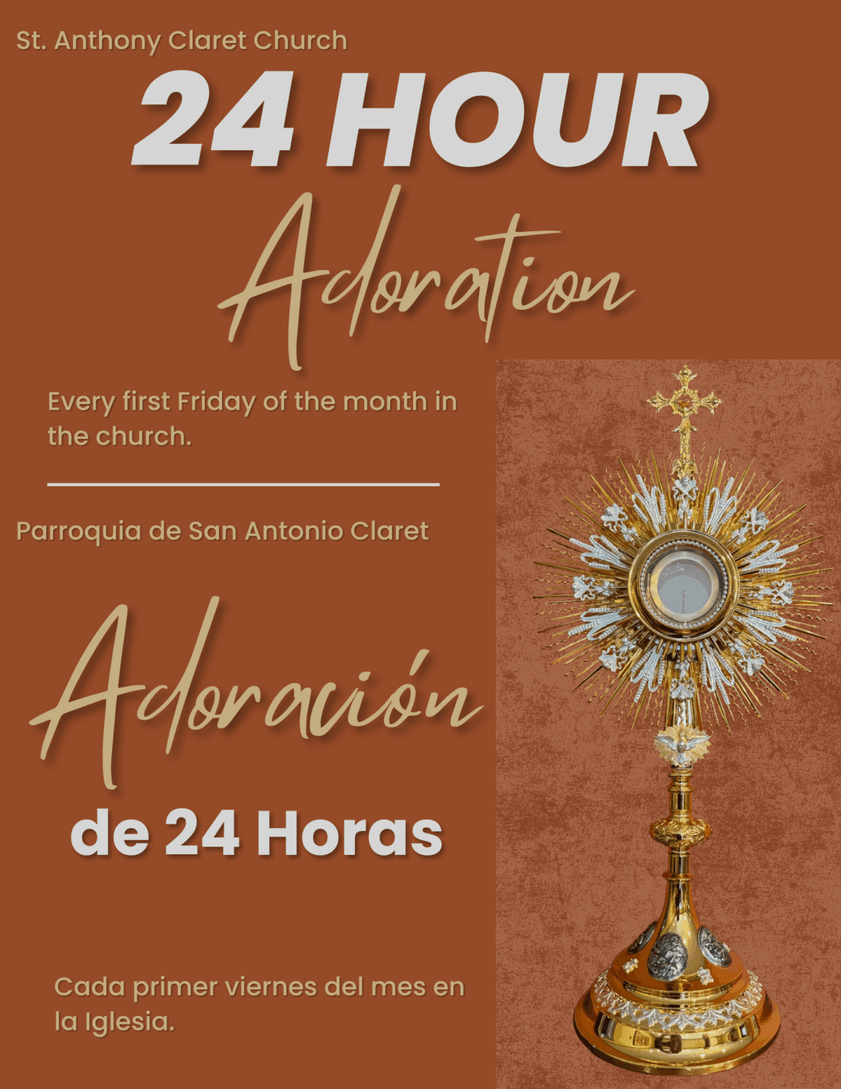 24 Hour Adoration – St. Anthony Mary Claret