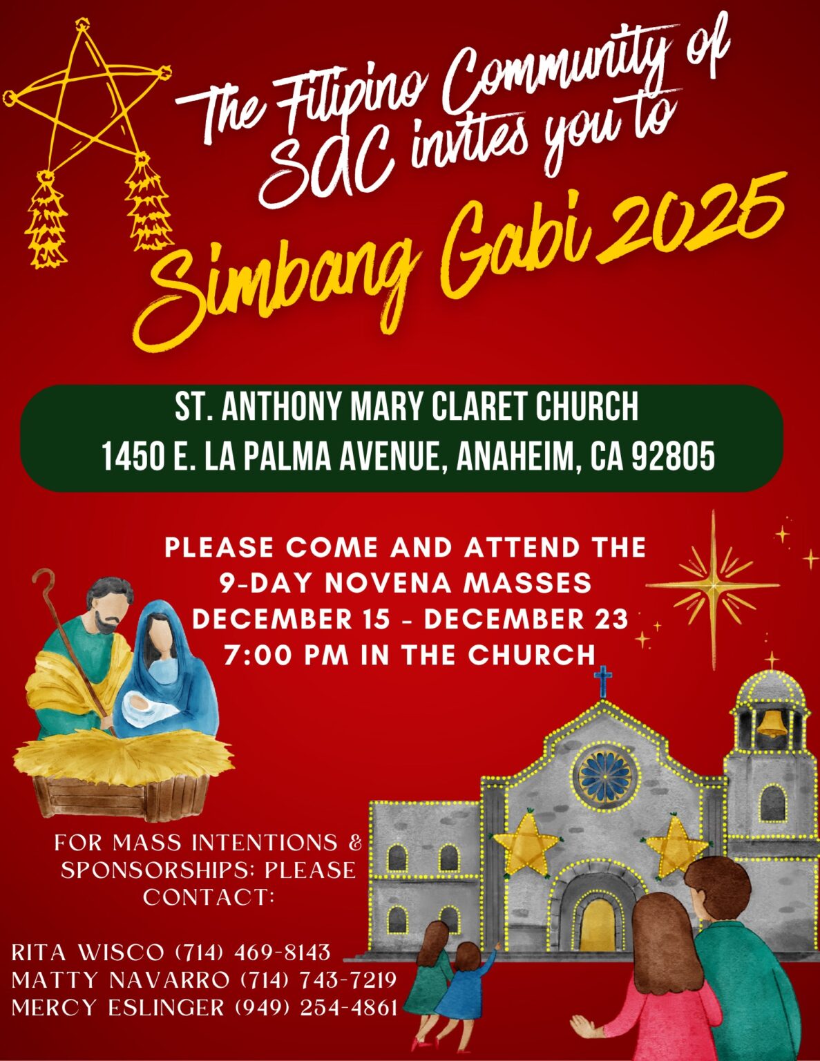 Simbang Gabi – St. Anthony Mary Claret